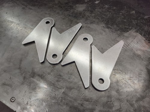 Gasser Drag Race Hot Rod Universal Weld-on Tabs 2 Inch FRONT Shock ...