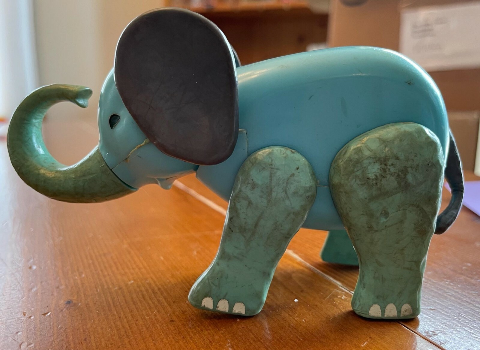 Vintage Blue Elephant Toy Hong Kong | eBay
