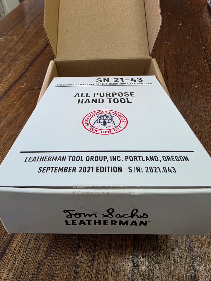 NASA - Tom Sachs Leatherman Charge + space program multitool | eBay