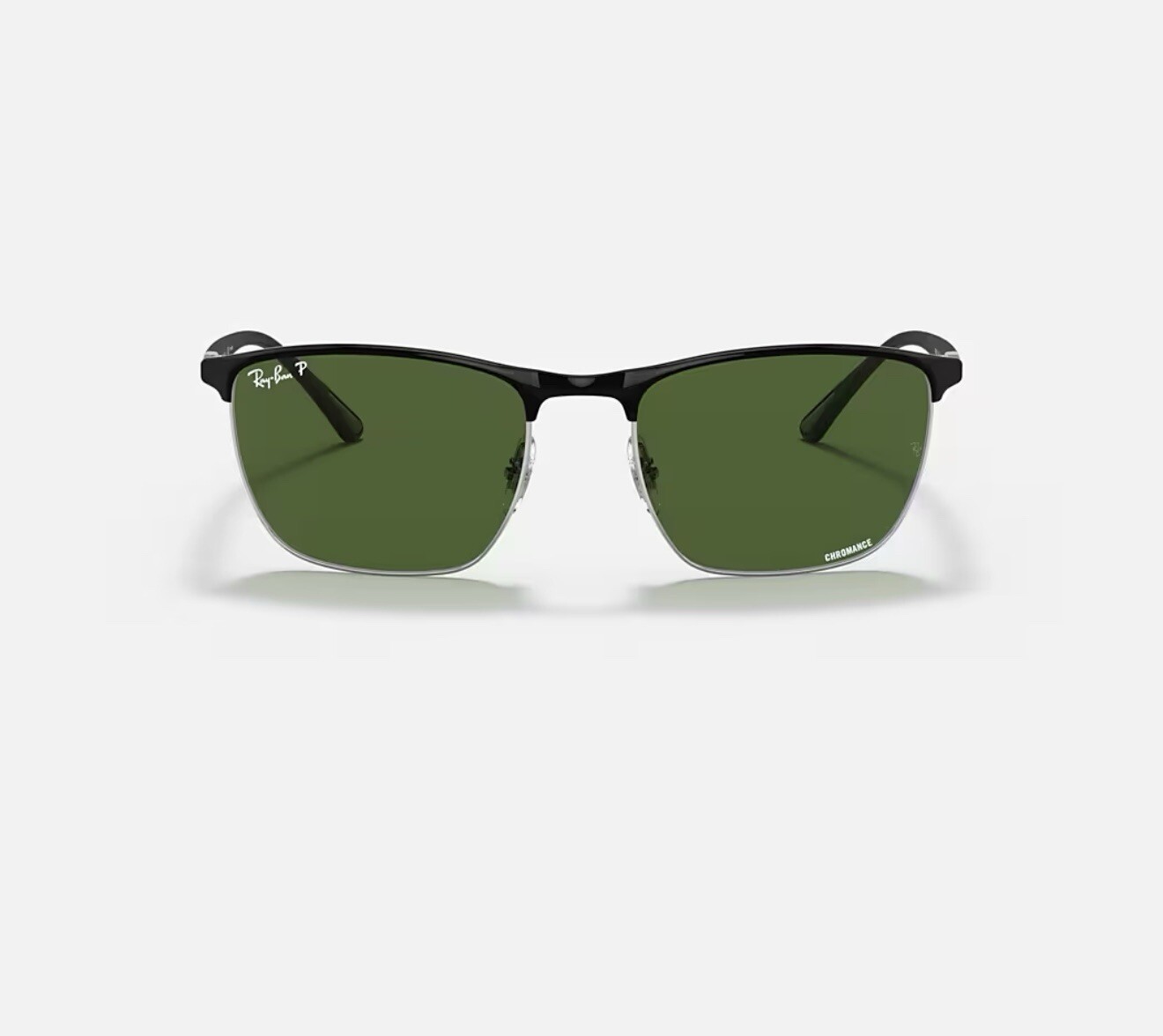 Ray Ban RB3686 9144/P1 Chromance Polarized Dark Green 57-19 Authentic ...