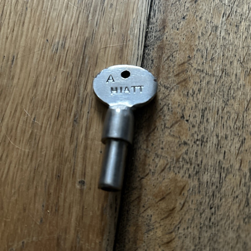 Vintage Hiatt Brand Police Or Prison Handcuffs. With Key. And shackles ...