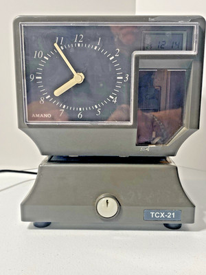 AMANO Reliable and Easy-to-Use Time Clock and Time Stamping Machine ...