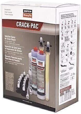 Simpson Strong-Tie ETIPAC2G10KT - CRACK-PAC Injection Epoxy Crack ...