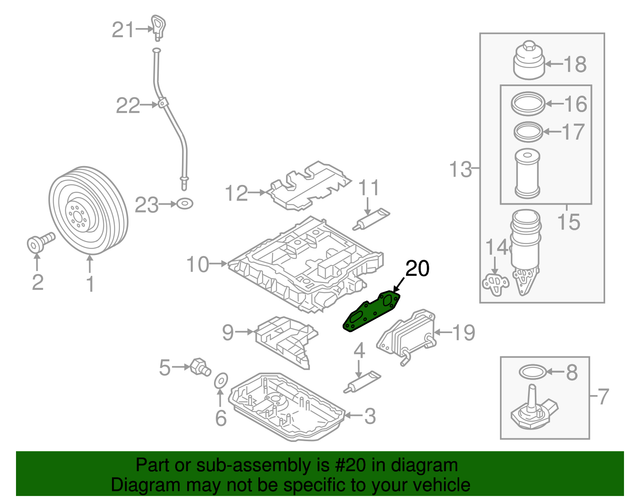 Volkswagen of America 059117070B - Engine Oil Cooler Seal for sale ...
