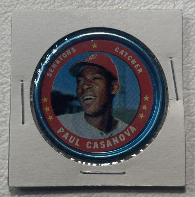 1971 Topps Coins Paul Casanova #146 Washington Senators Nice Condition ...