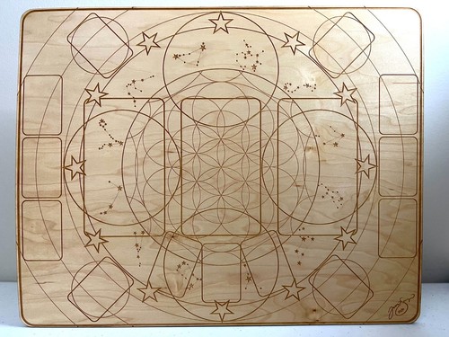 Jamie Sawyer Multi-Divination (Tarot/Oracle/Rune/Tile) Casting Board | eBay