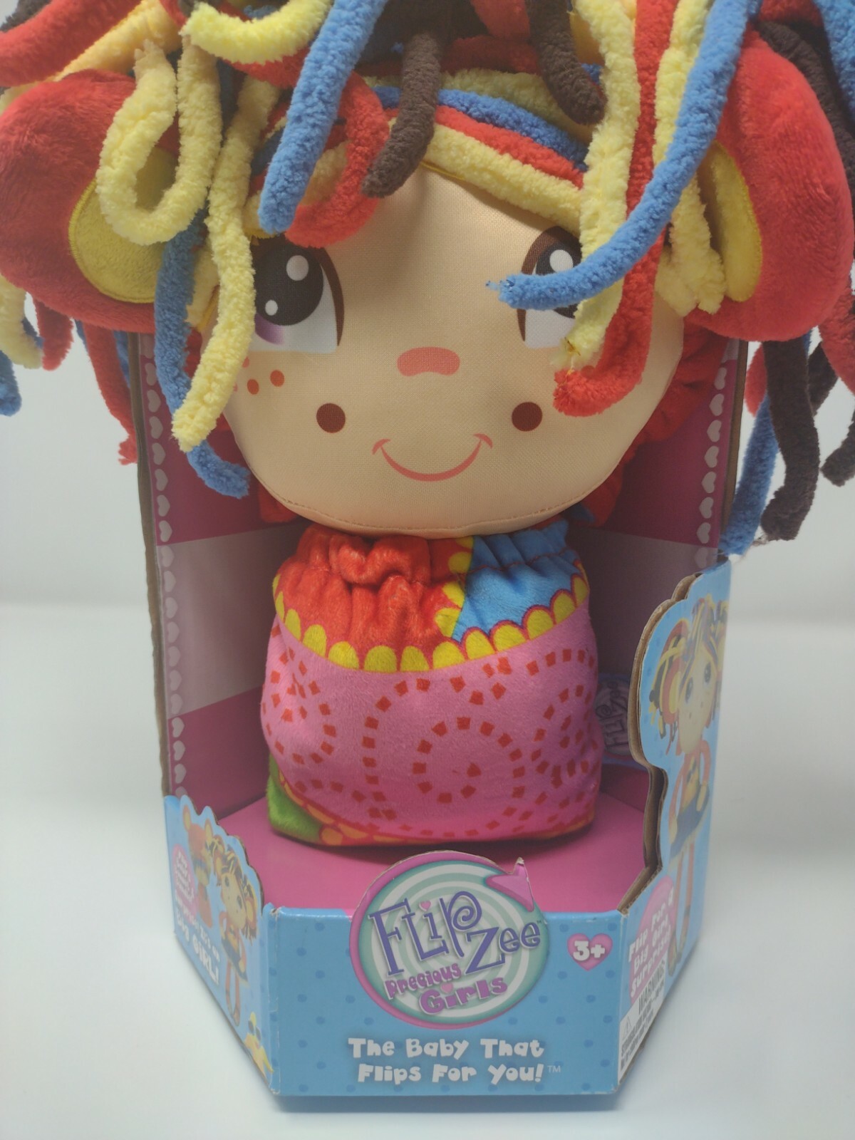 Flip Zee Precious Girls Monkey Plush Rag Doll Reversable Stuffed Toy ...