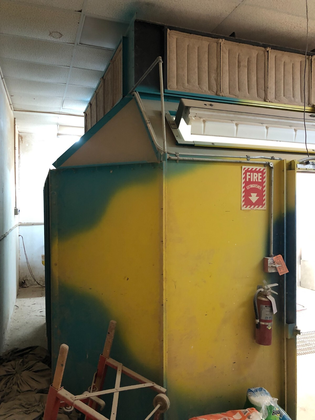 Used paint spray booth - commercial 14' x 24' | eBay