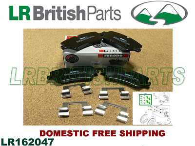LAND ROVER REAR BRAKE PADS DISCOVERY RANGE ROVER 19 SPORT 18 DEFENDER ...