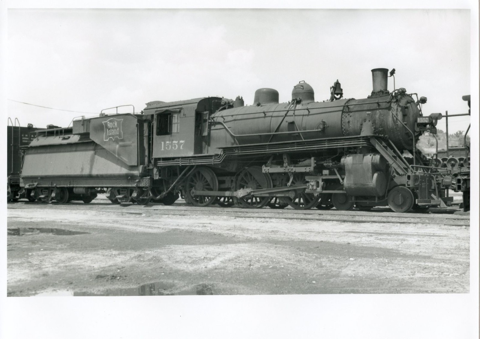 6BB905 RP 1952/60s ROCK ISLAND RAILROAD LOCO #1557 KANSAS CITY KS | eBay