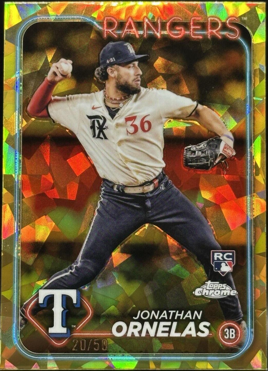 2024 Topps Chrome Sapphire Edition - Jonathan Ornelas #575 Gold /50 (RC ...