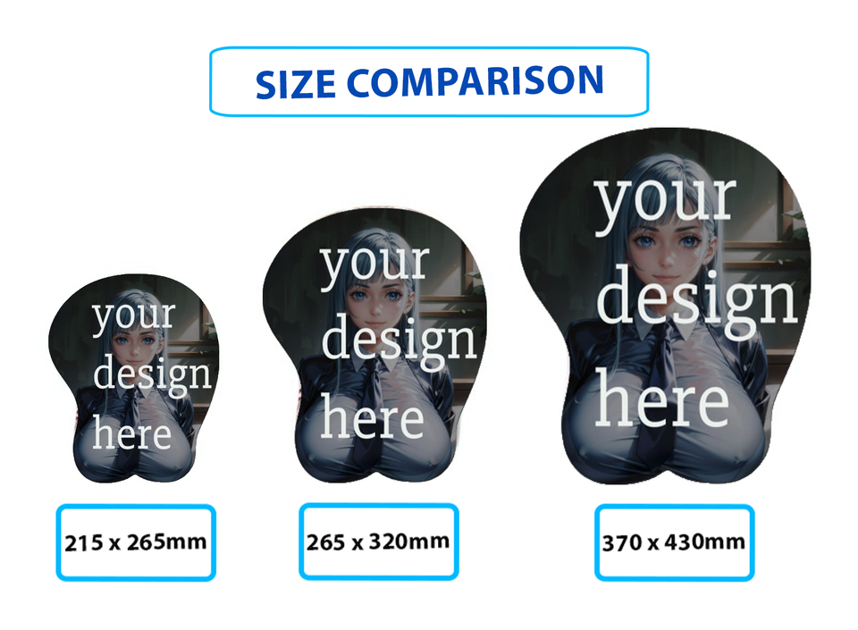 3D Anime Mouse Pad with Ergonomic Wrist Rest New Bulma #02 | eBay