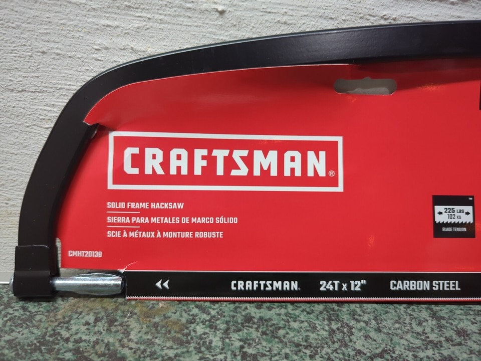 CRAFTSMAN Hand Saw, 12-Inch Hacksaw (CMHT20138) | eBay