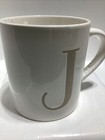 "J" MONOGRAM COFFEE MUG. LETTER"J" COFFEE MUG. Art Deco Mug. B257 | eBay