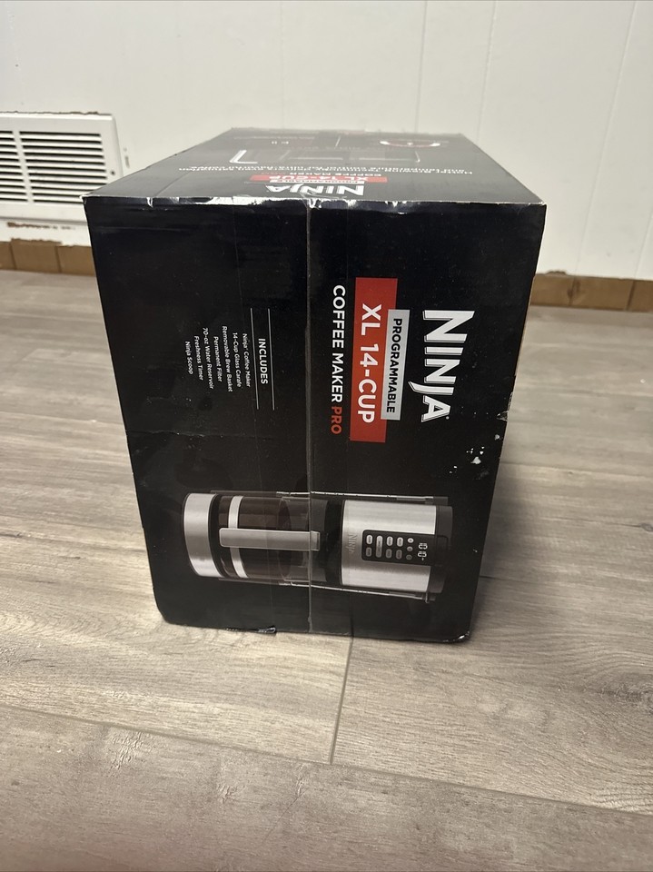 NINJA Programmable XL 14-Cup Coffee Maker PRO w/ Small Batch & 2 Brew ...
