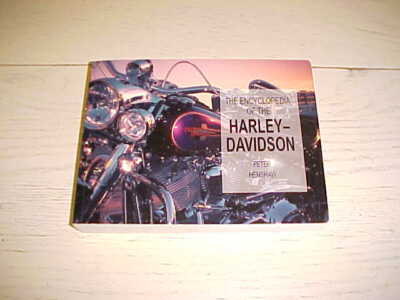 Encyclopedia Harley Davidson PB Book Peter Henshaw Vintage & Modern ...