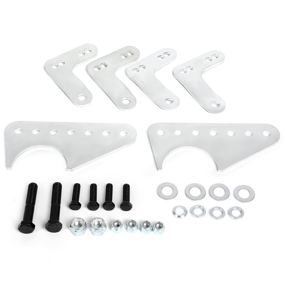 Adjustable Coil Over Coilover Shock Mount Kit Lower Brackets For 3 ...