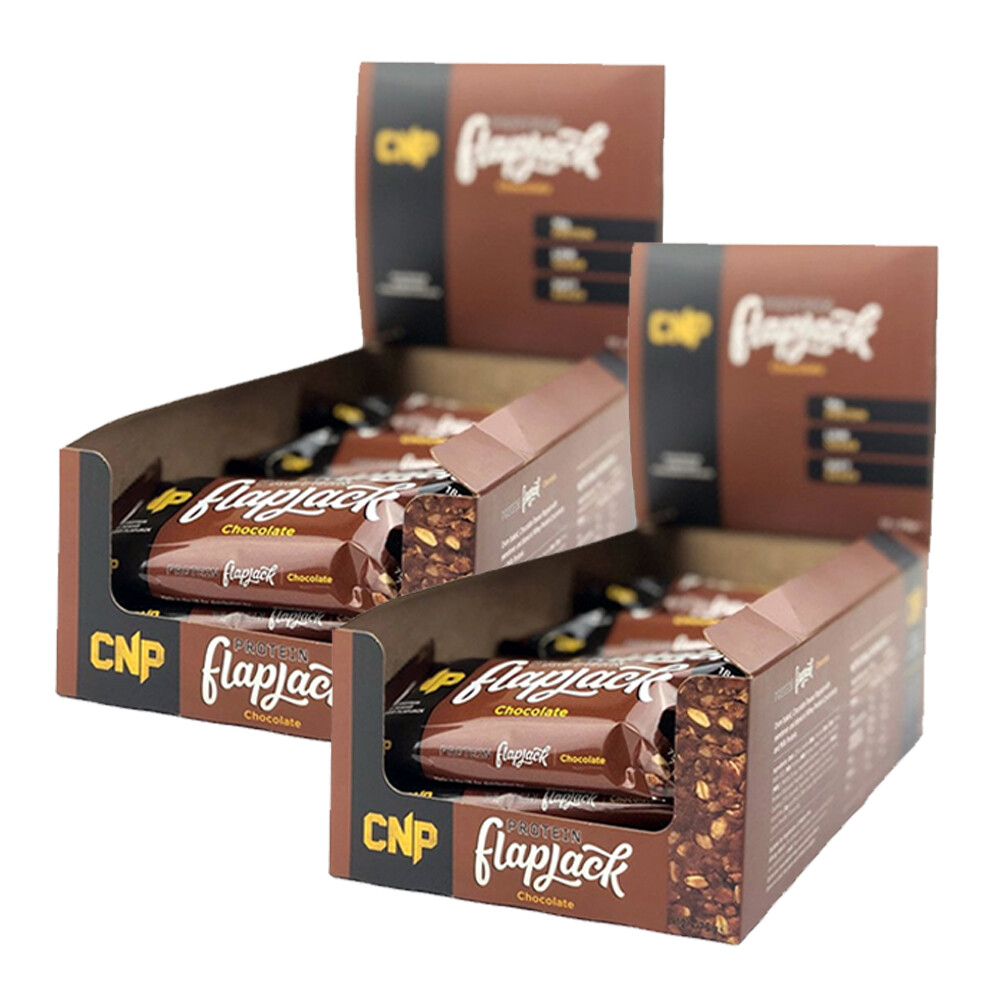 CNP Professional Pro Flapjacks 24 Bars All Flavours Protein Bar Rolled ...