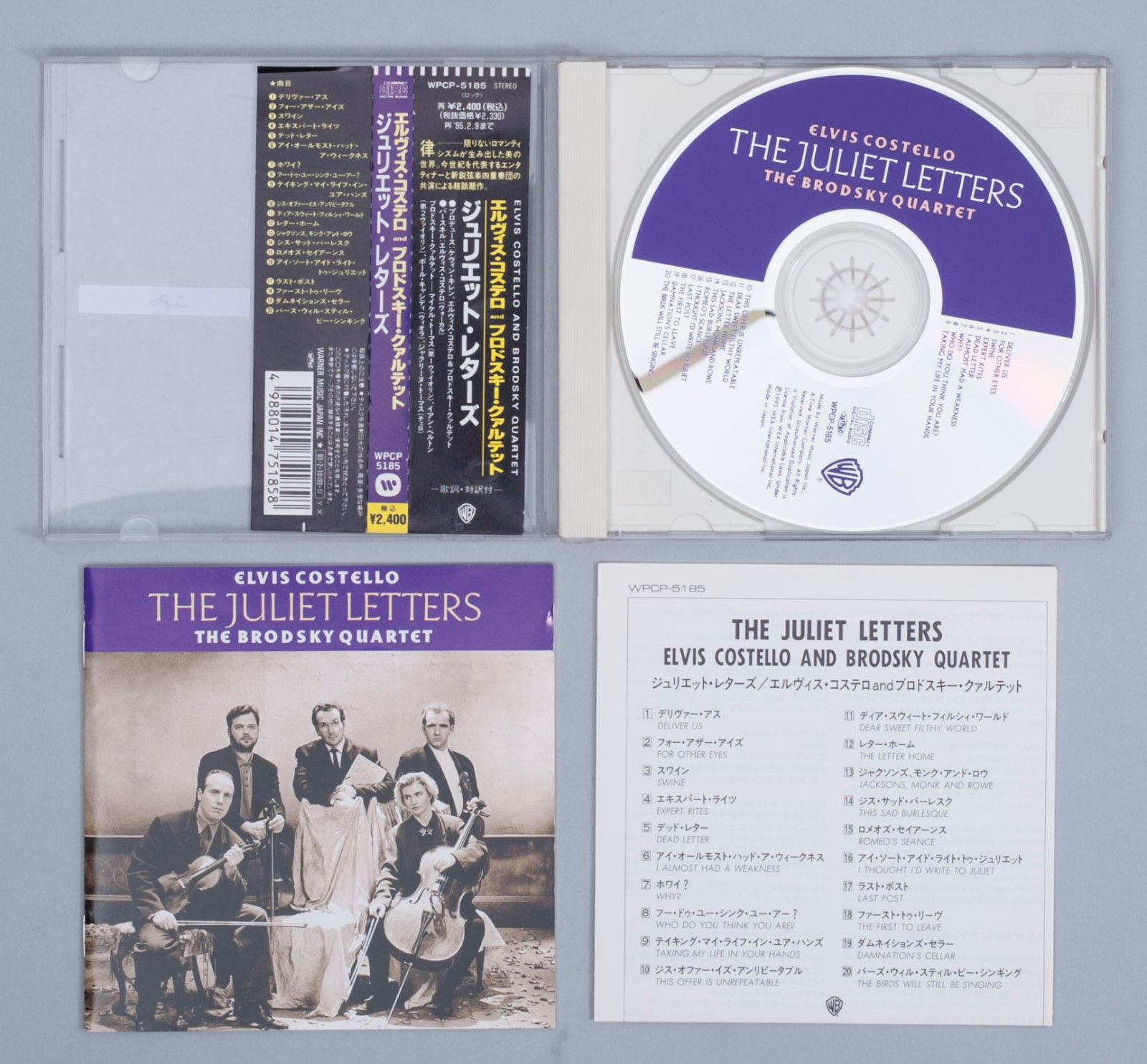 Elvis Costello & The Brodsky Quartet The Juliet Letters CD w/Obi from ...