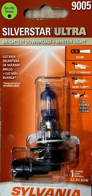 SYLVANIA - 9005 SilverStar Ultra - High Performance Halogen Headlight ...