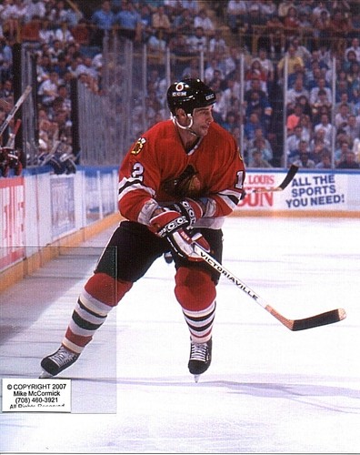 DUANE SUTTER Photo in action Chicago Blackhawks (c) 1987-90 Islanders ...