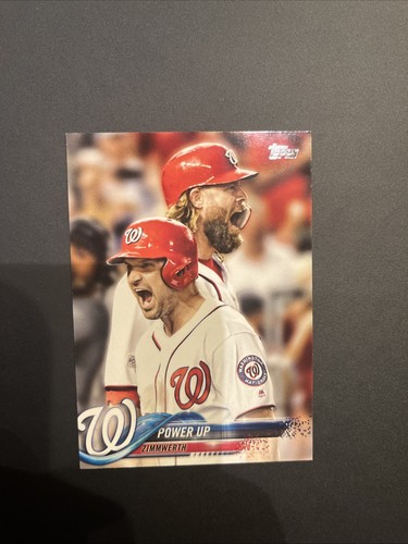 2018 Topps #379 Power Up (Ryan Zimmerman/Jayson Werth) Washington ...