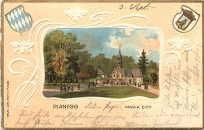 Maria Eich - Planegg - Prägekarte -676096 | eBay
