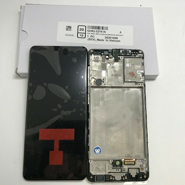 100 Genuine Original Samsung Galaxy A31 2020 A315 LCD Screen Black Gh82 ...