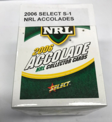 2006 Select NRL Accolades Trading Card Complete Base Card Set (152 ...