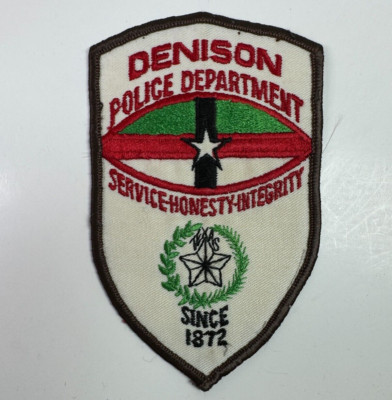 Denison Police Texas TX Patch C2 | eBay