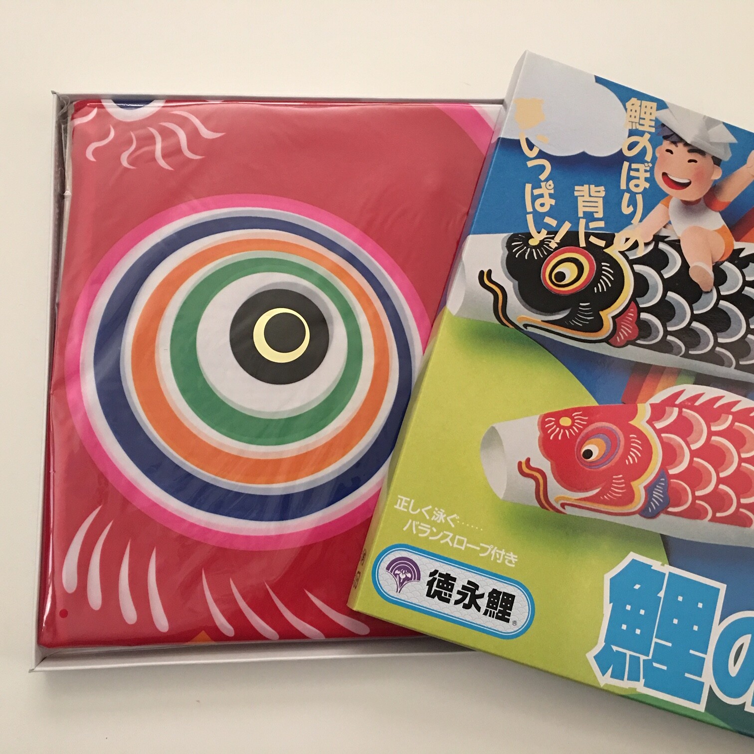 SET of 3 Japanese Windsocks 117" 79" 59" Boy's Day Koinobori NYLON Koi ...