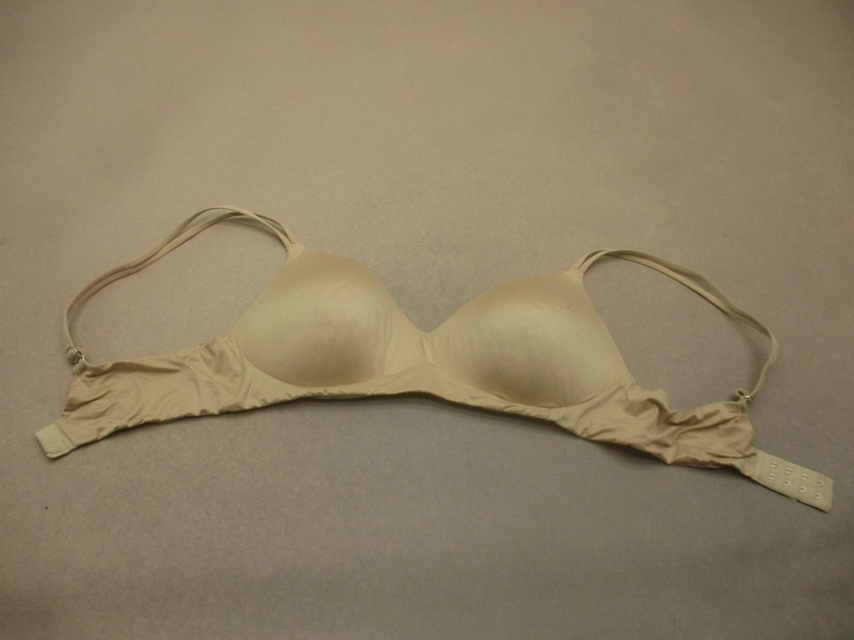 36B AERIE SUNNIE Womens Beige Lightly Lined Wireless Back Closure Demi ...