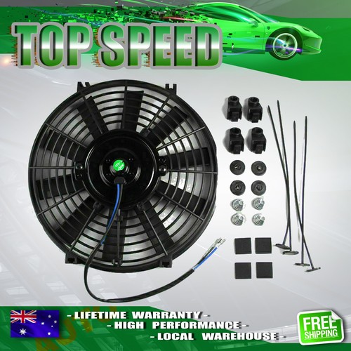 12V 80W Universal 10 Inch 2200RPM Radiator Cooling Thermo Fan Equip ...