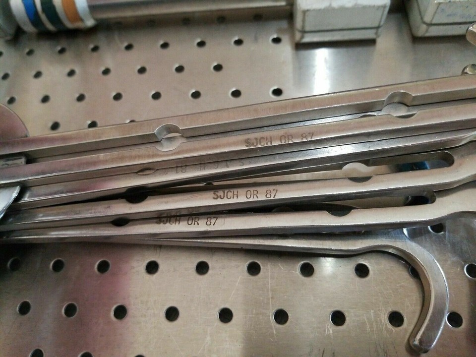 Weck Grieshaber Upper Hand Retractor Lot Omni Tract Sterilization Case ...