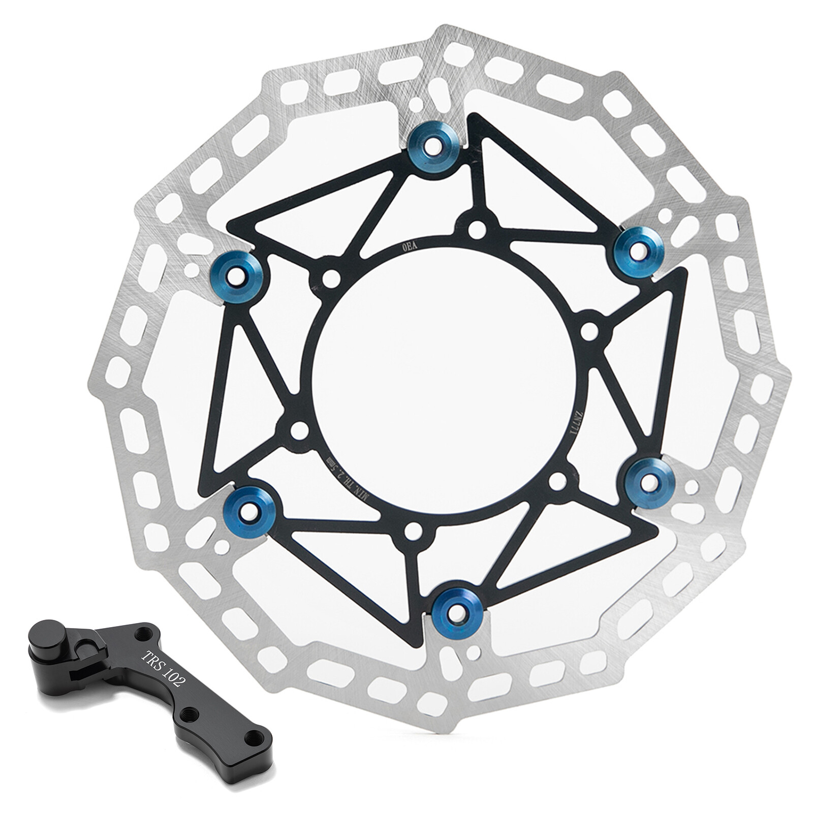 270mm Floating Front Brake Disc Rotor + Bracket Adaptor Kit for Surron ...