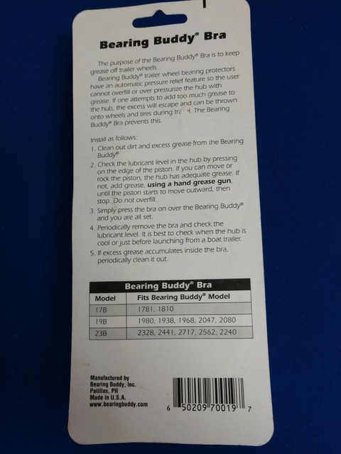 19b Bearing Buddy Bra Model 19-b for sale online | eBay