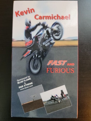 Kevin Carmichael Fast and Furious VHS Street Bike Stunts Champion ...