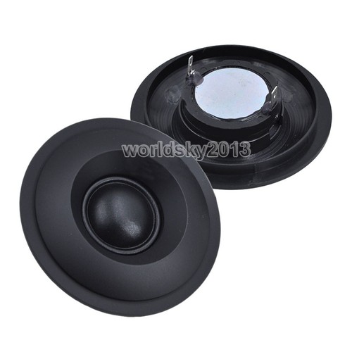 2pcs 80mm 3" inch 6ohm 30W Silk Film Tweeter Car Audio Speaker ...