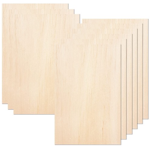 20 Pcs Wood SheetsUnfinished Balsa Wood Sheets for Crafts DIY Wood ...