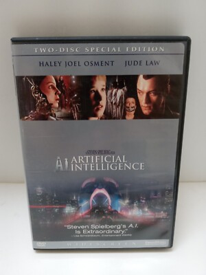 A.I. Artificial Intelligence DVD 2001 DreamWorks Haley Joel Osment Jude ...