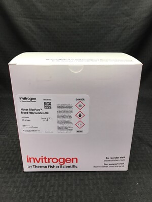 THERMO INVITROGEN Mouse RiboPure Blood RNA Isolation Kit 25 Preps ...