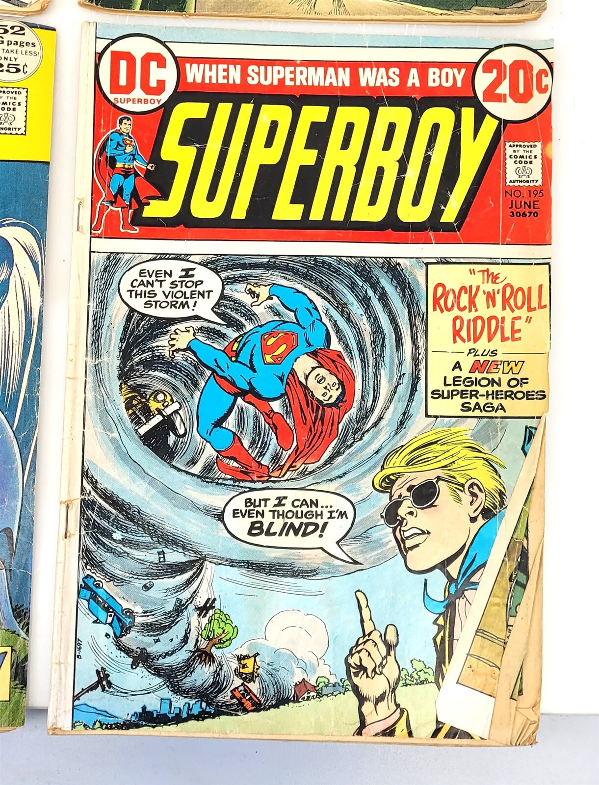 6 - 1970's DC Comics Giant Superboy Superman #165 #177 #178 #179 #182 ...