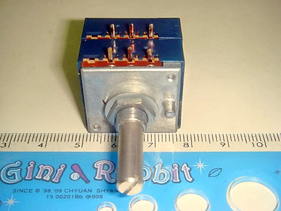 SMOOTH SHAFT ALPS RK27 SERIES 10k 20k 50k 100k 250k STEREO VOLUME ...