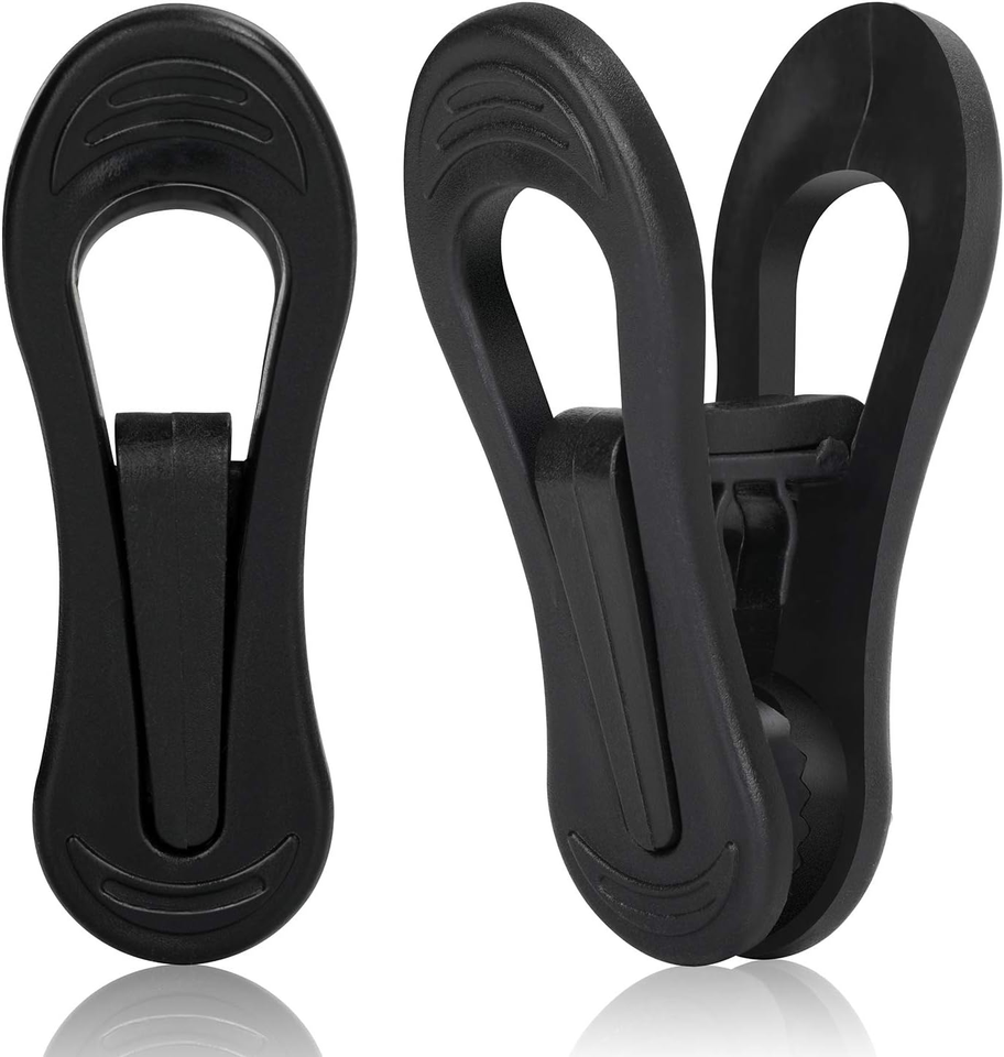 Black Plastic Hanger Clips, 24PC Strong Pinch Grip Coat Clips for Skirt ...