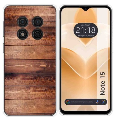 Custodia In Silicone Per Ulefone Note 15 Design Legno 02 Disegni | eBay