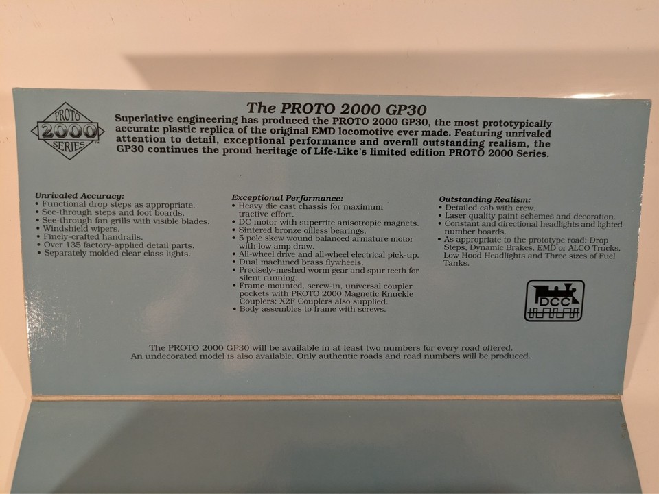 HO EMD GP30 Phase 2 UP Union Pacific DCC Ready NIB NOS # 23221 | eBay