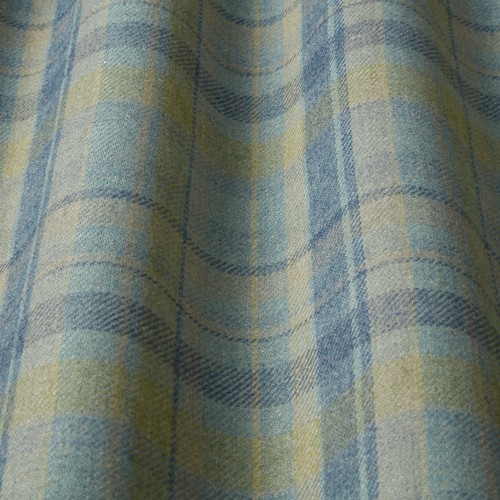 iLiv Wool Tartan Fabric 2.3 Metre Courchevel Mineral Curtain Upholstery ...