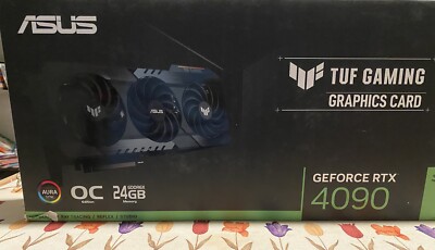 (FOR PARTS) Asus GeForce RTX 4090 Tuf Gaming GPU (Radiator) With Box ...