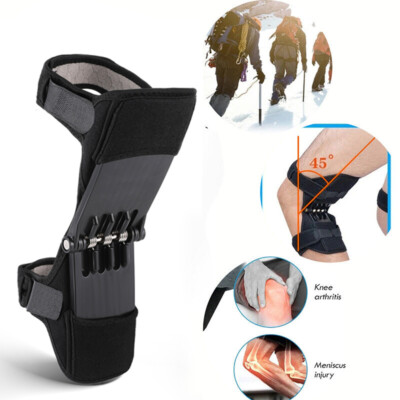 Spring Powered Knee Support Brace Sports Kneecap Joint Booster ...