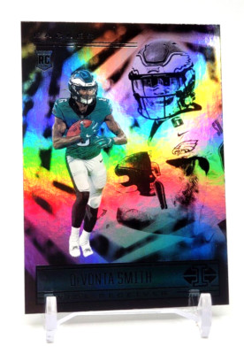 DeVonta Smith ROOKIE CARD 2021 Panini Illusions #63 Philadelphia Eagles ...